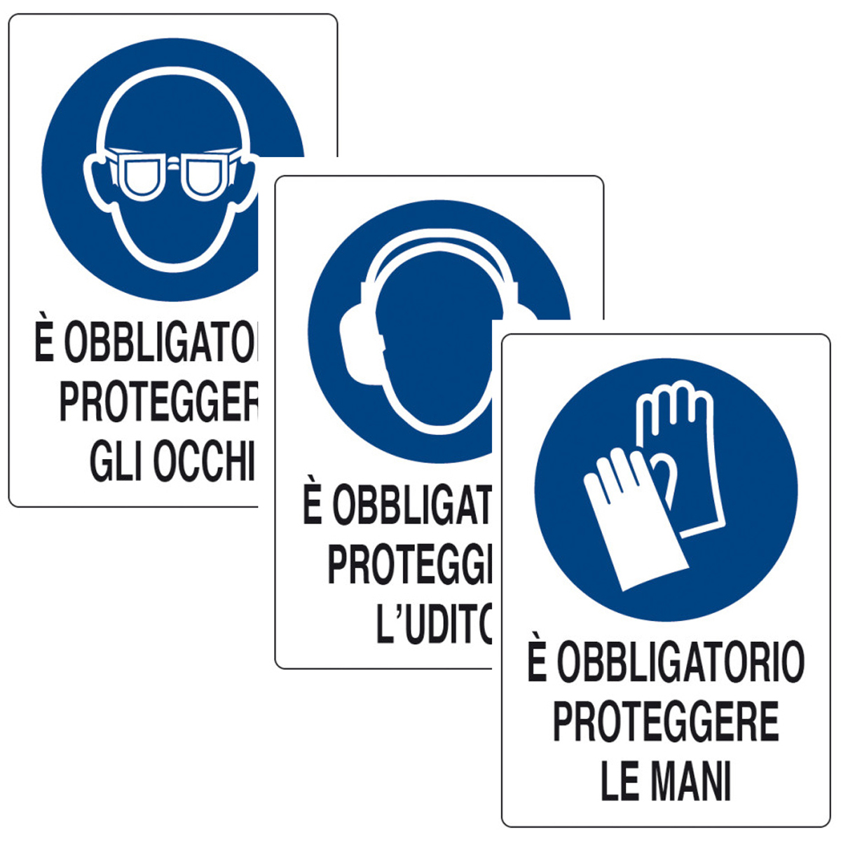 Cartelli per segnalazione obbligo uso DPI